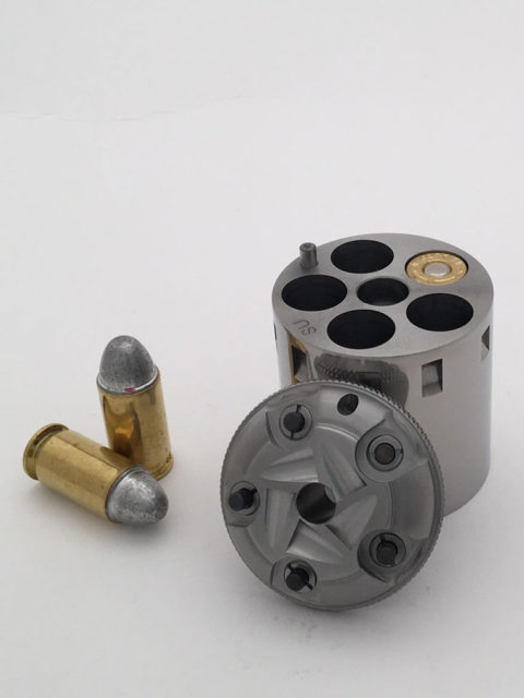 Uberti Stainless Steel 1858 Army 45 ACP 5 Round Conversion Cylinder ...